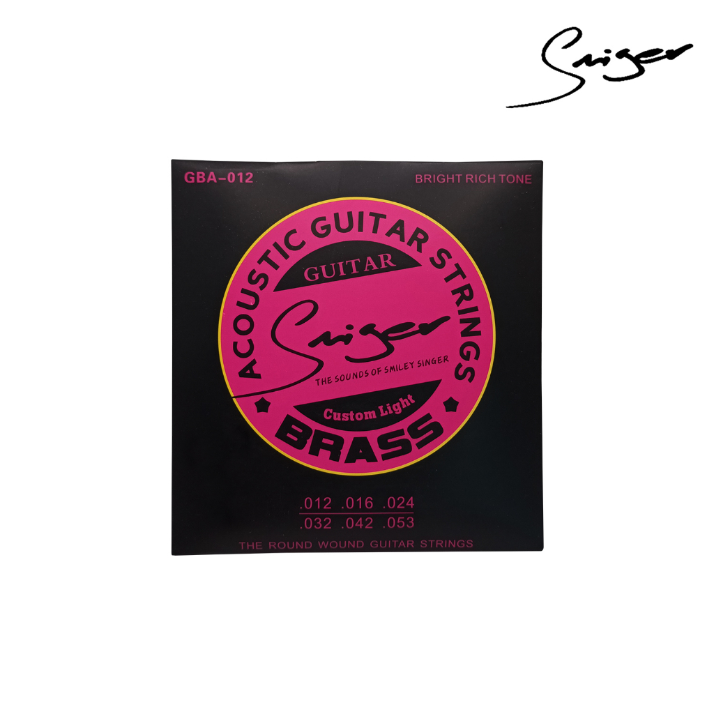 Smiger GBA-012 Acoustic Guitar String Set (Round Wound Strings ...