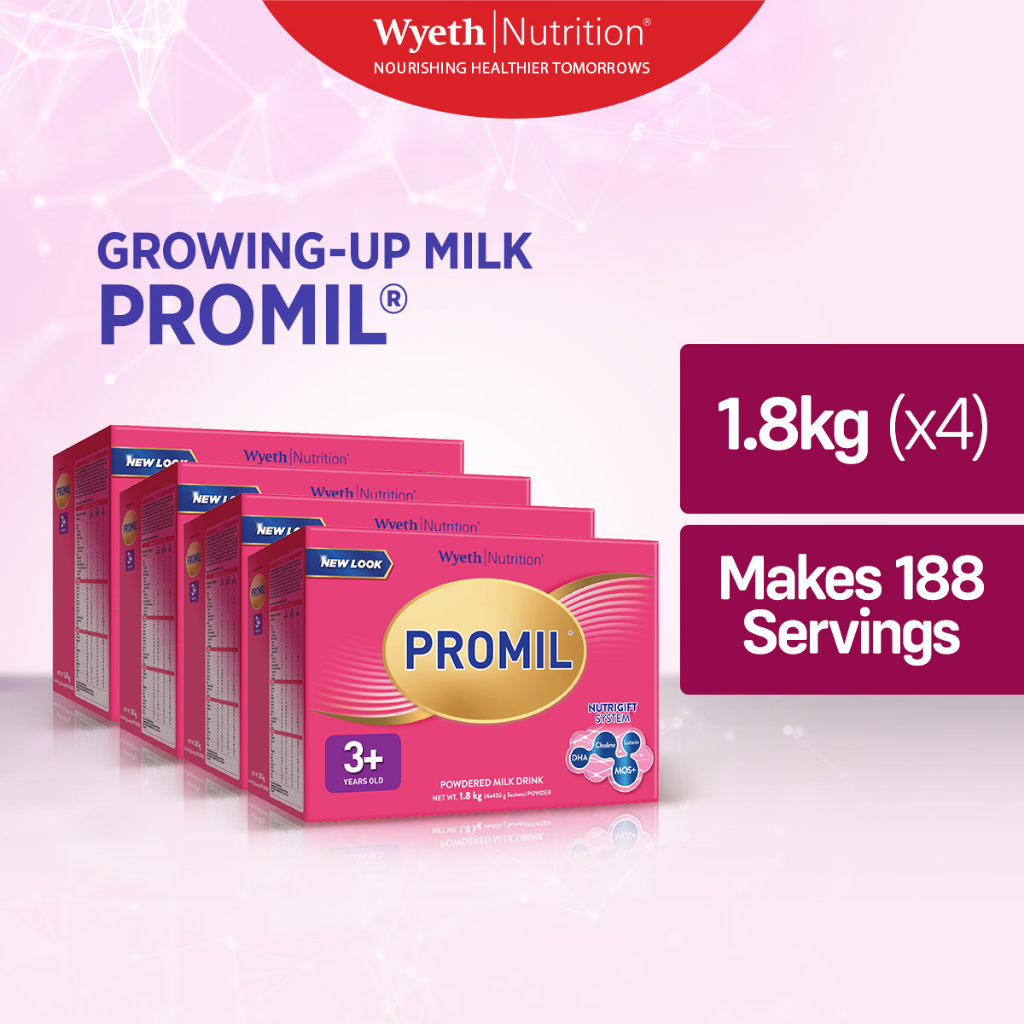 PROMIL FOUR Powdered Milk Drink for Pre-Schoolers 3 to 5 Years Old 7 ...
