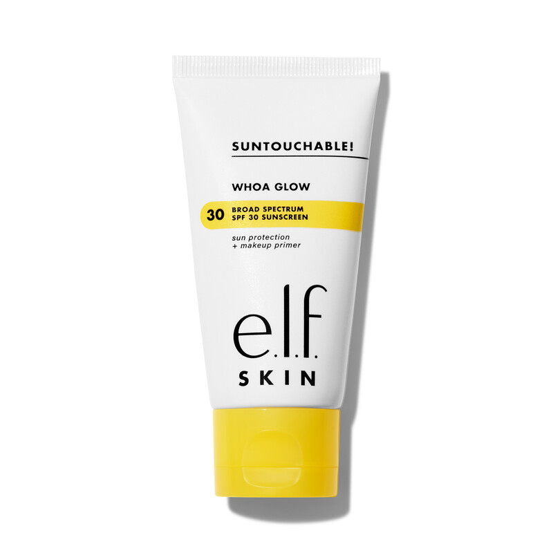 Elf Cosmetics Whoa Glow Suntouchable Invisible Shield Daily Sunscreen ...