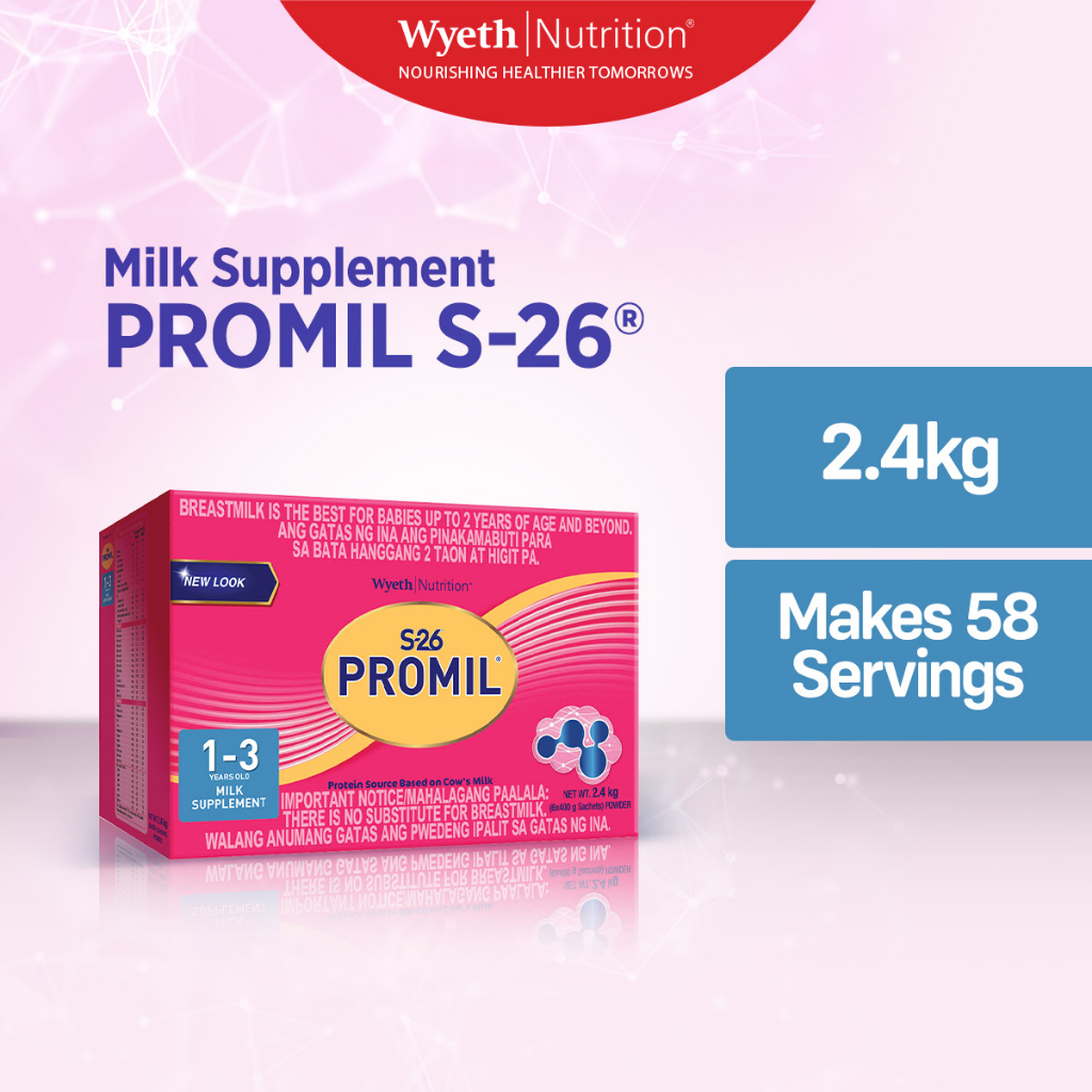 Wyeth Nutrition S-26 PROMIL 2.4kg | Shopee Philippines