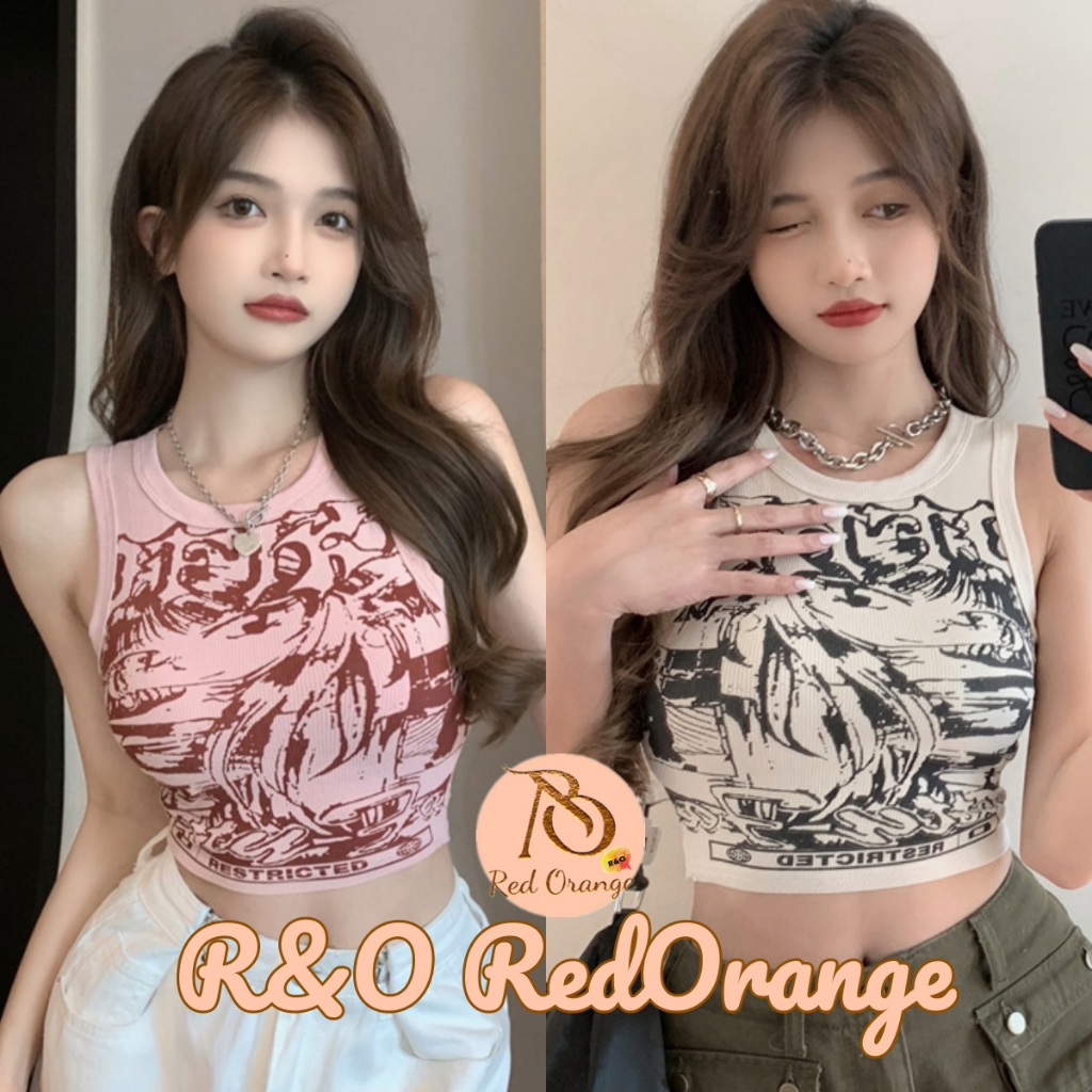 R&O Racer Back for Women Croptop Ribbed Knitted Korean Trendy Sando Rib ...