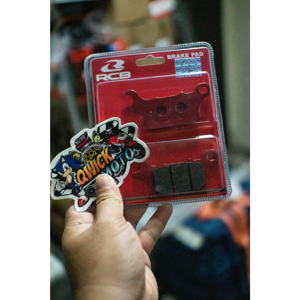 RCB Brake Pads Eseries - Stock pads (Click 125/150) | Shopee Philippines