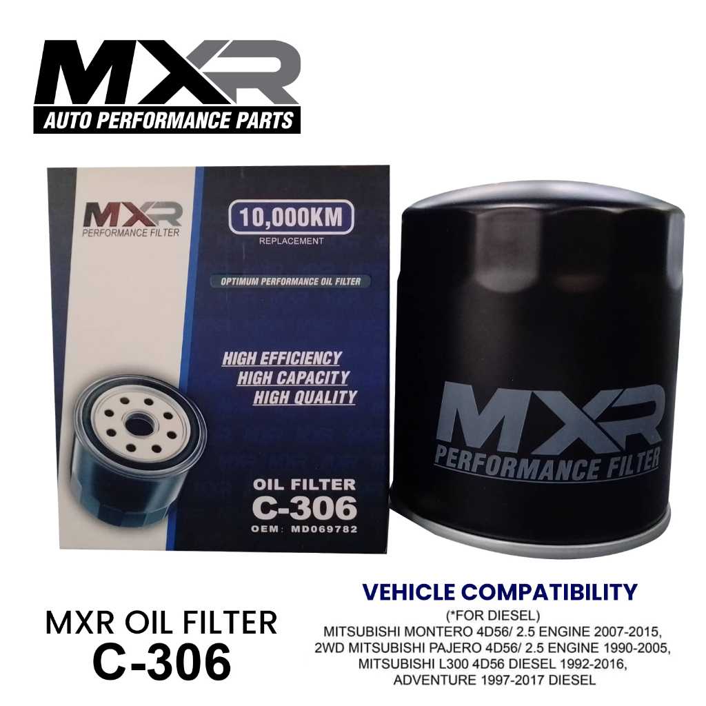 MXR OIL FILTER C-306 | THE BEST OIL FILTER | MITSUBISHI 4D56 DIESEL ...