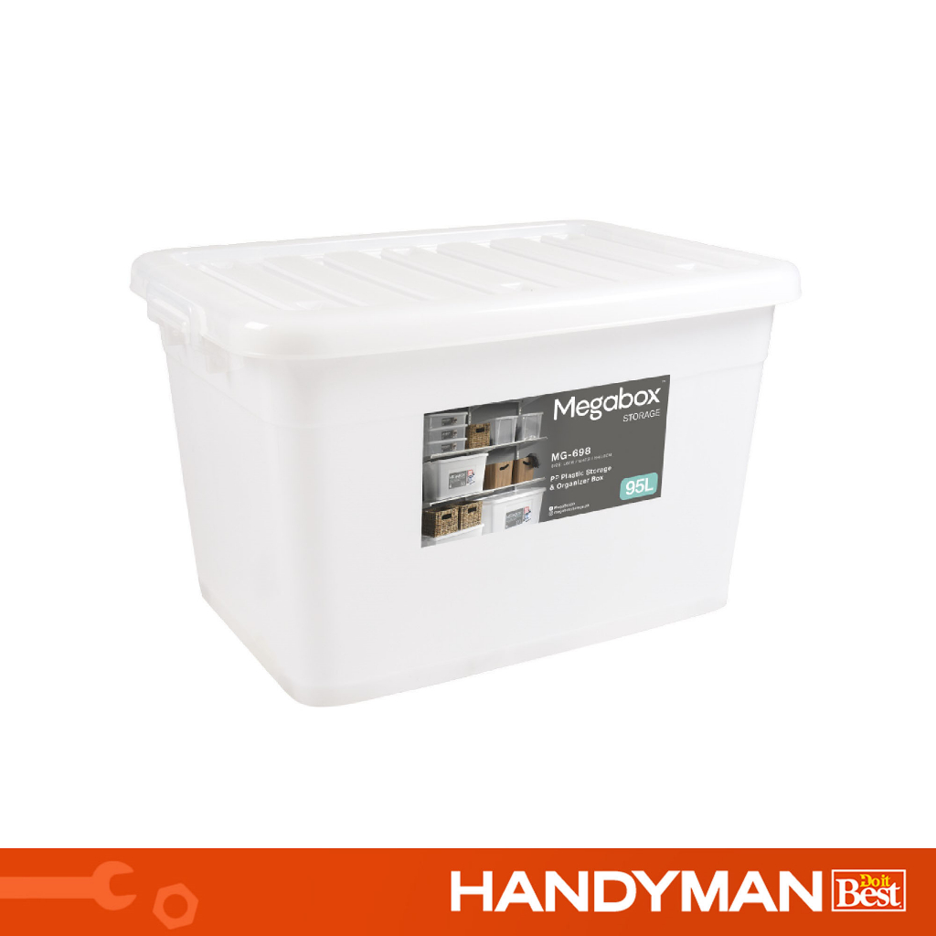 Megabox Storage Box 95L, Clear (MG698) | Shopee Philippines