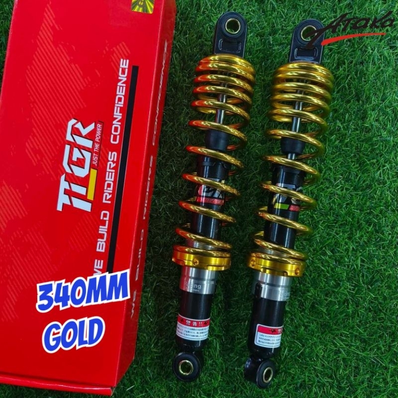 TTGR REAR SHOCK 340MM FOR WAVE XRM TMX DASH SMASH SYM RAIDER J | Shopee ...