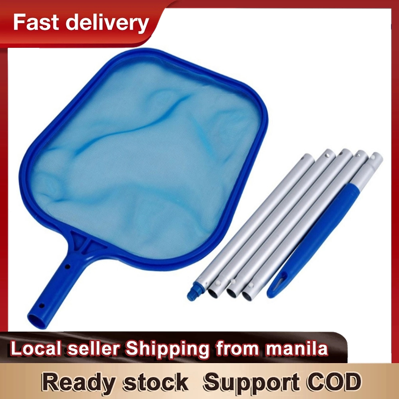 Pool Cleaning Net with 45-inch Pole Swimming Pool Cleaner Net with 5 ...