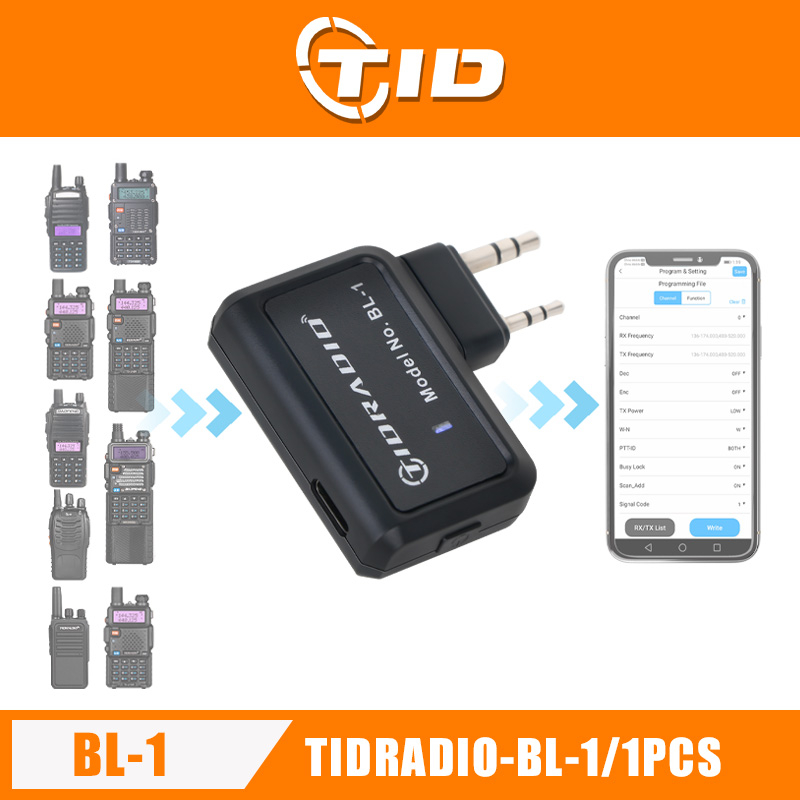TIDRADIO Bluetooth Wireless Programmer Suitable For All Model Of ...