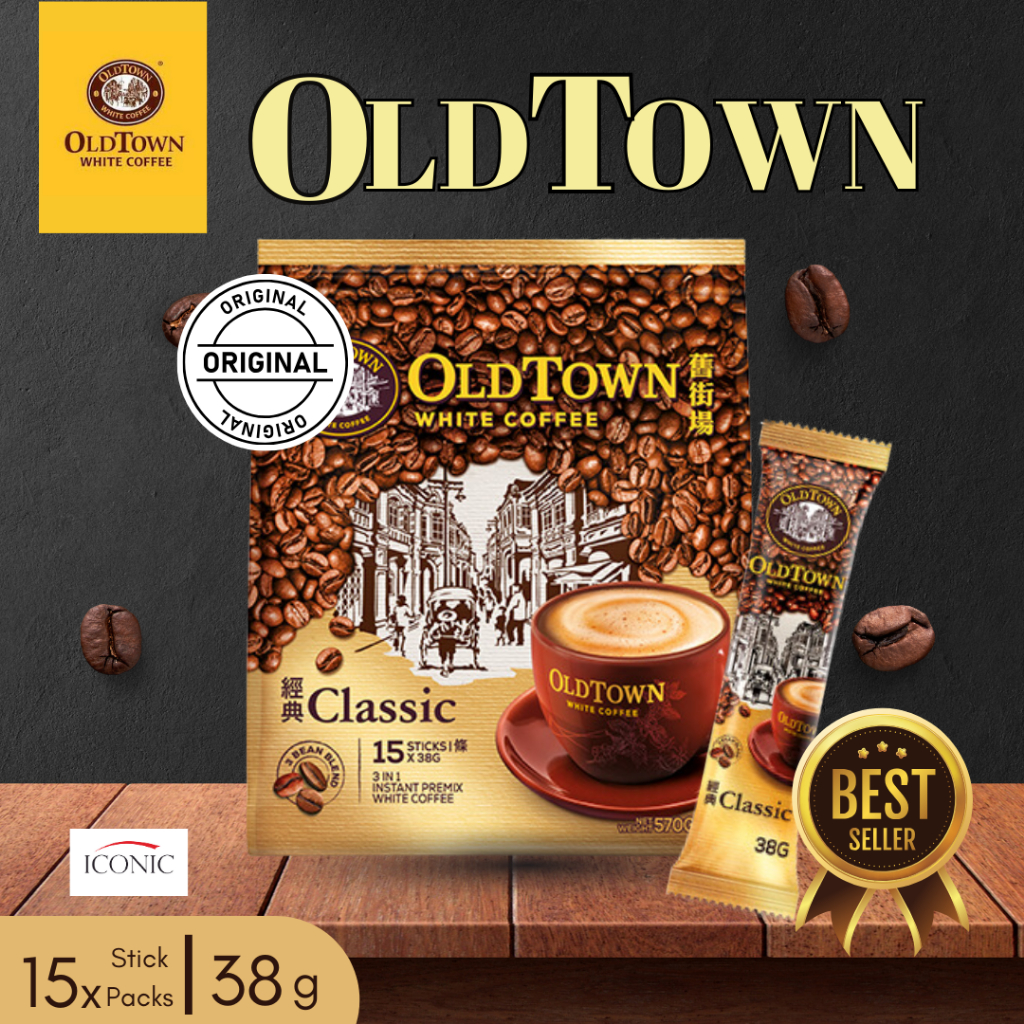 Old Town White Coffee: Classic -- 35g x 15 Sticks (525g) | Shopee Philippines