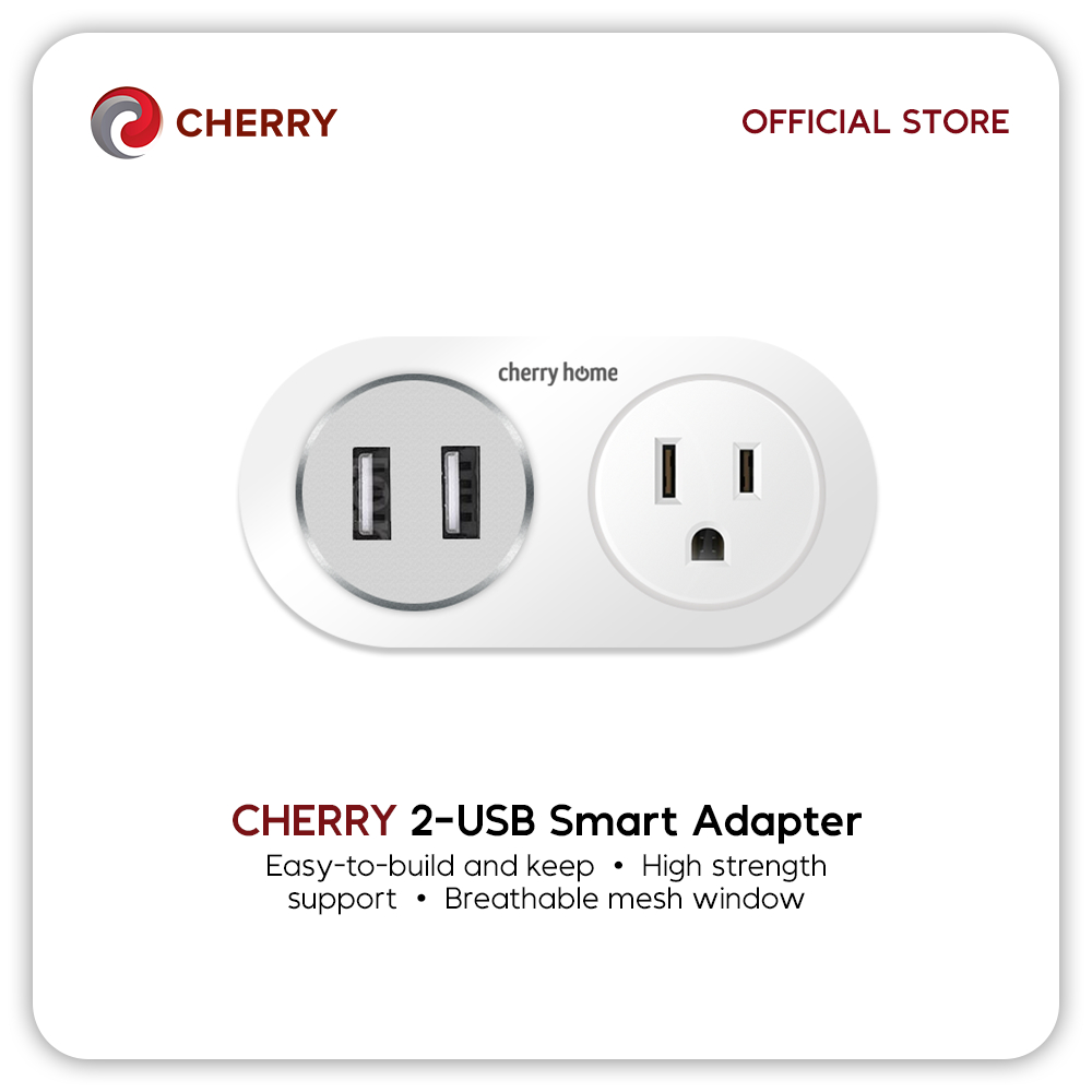 CHERRY 2 USB Smart Adapter (Dual) | Shopee Philippines