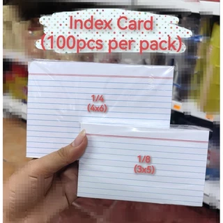 Shop index card 1/8 for Sale on Shopee Philippines