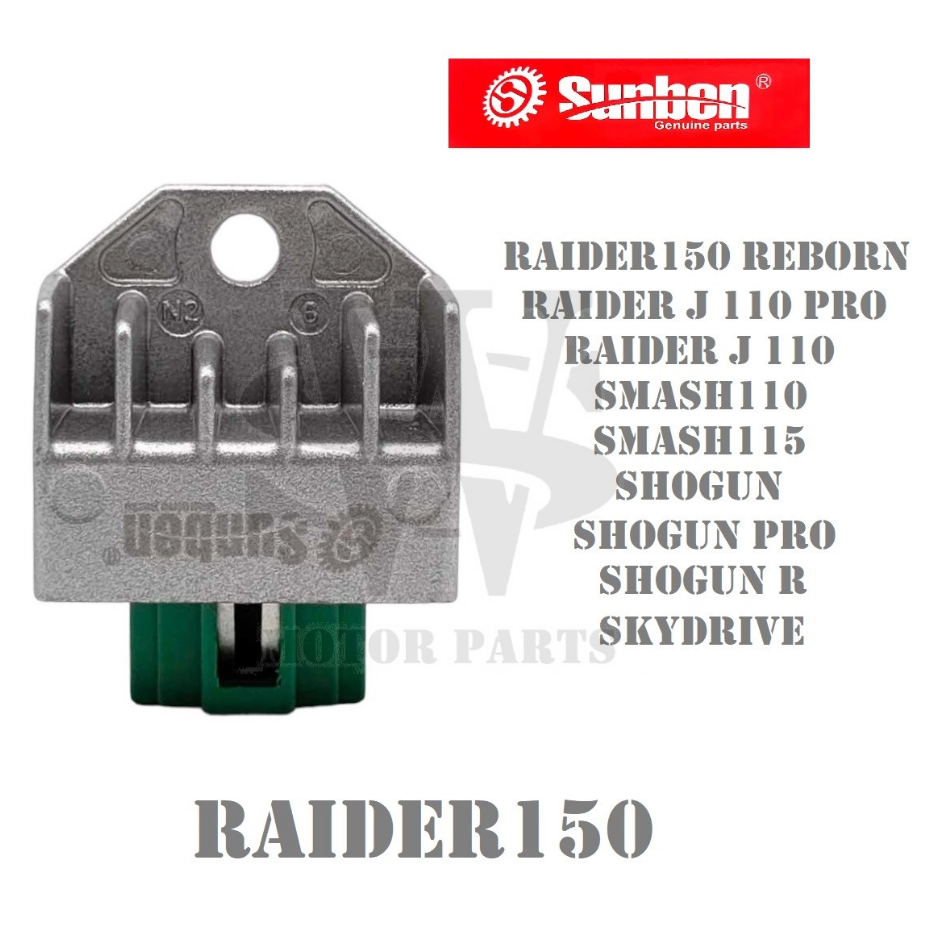 SUNBEN REGULATOR/RECTIFIER FOR RAIDER150 SMASH110 SMASH115 SHOGUN ...