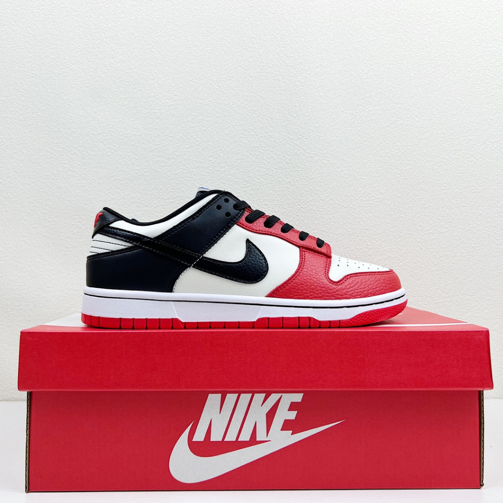 NBA x Nike Dunk " Chicago "Low cut Sports Skate Shoes Casual Sneakers ...