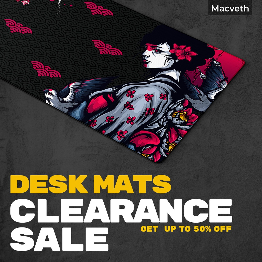 Macveth | CLEARANCE SALE | Random Deskmat | Extended Mouse pad | Shopee ...