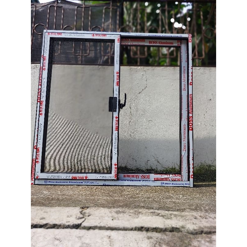 100cm × 100cm sliding window with screen Analok | Shopee Philippines