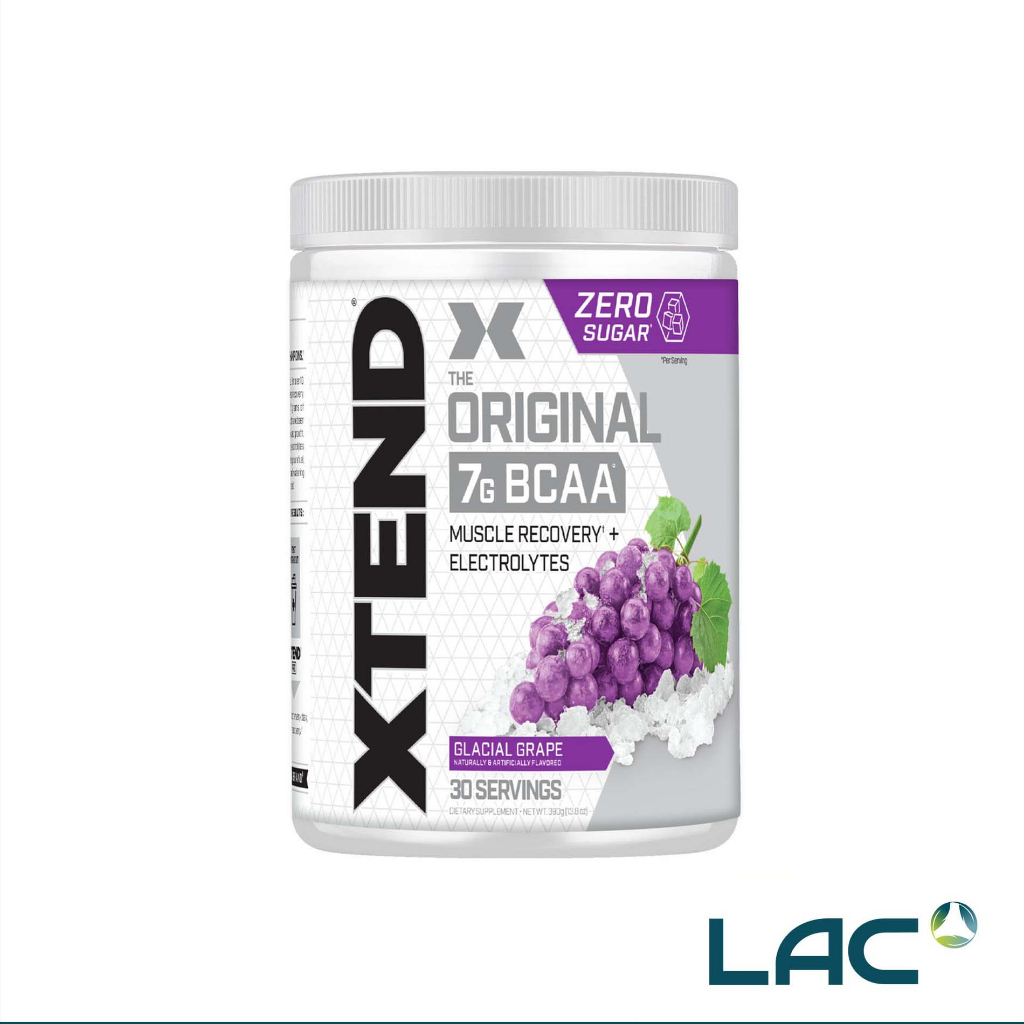 Xtend Original BCAAs Muscle Recovery Grape 30 Servings (Consume within ...
