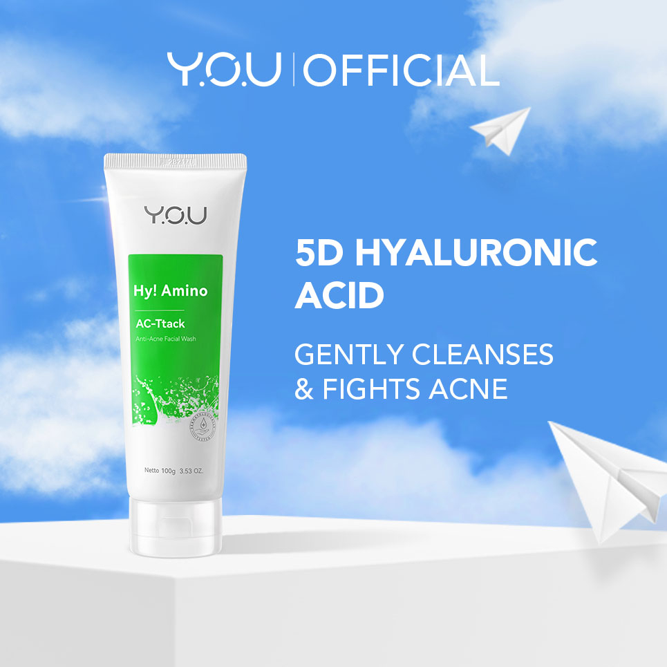 Y.O.U Hy!Amino AC-Ttack Anti-Acne Facial Wash 100g |Cleanser ...
