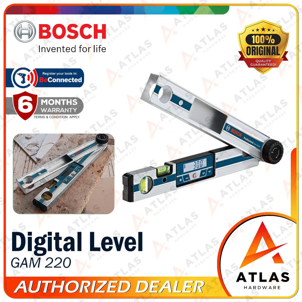 Bosch Digital Angle Measurer Measuring Tool GAM 220 | Shopee Philippines