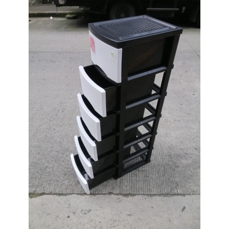 rattan slim drawer 6 layer slim collapsible drawer w/wheel (for other ...