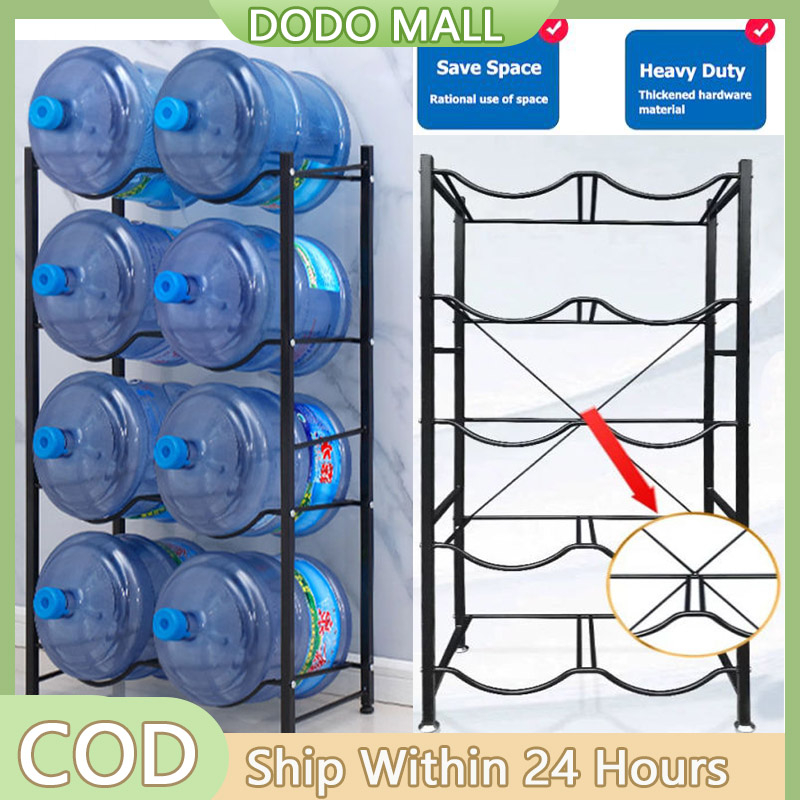 Water Gallon Rack Household Water Rack 3/4/5 Layer Gallon Jug Organizer ...