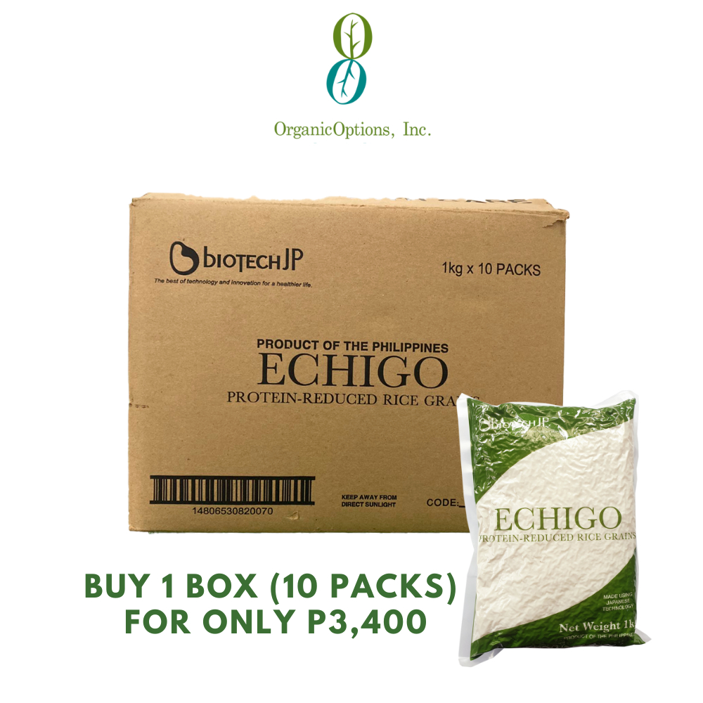 BiotechJP Echigo Rice Grains Protein Reduced Rice for CKD 1 box 10 ...