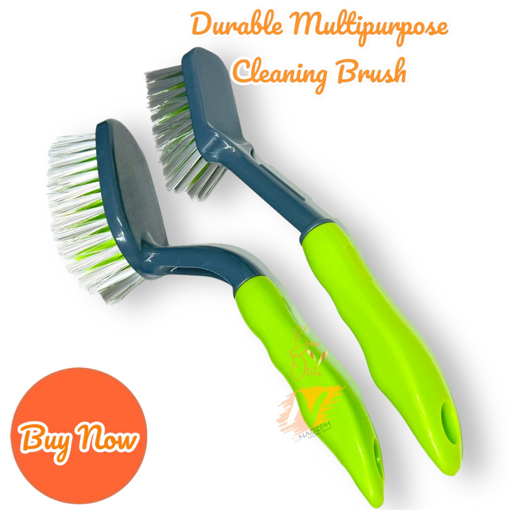 Elegant Multipurpose Cleaning Brush Utility Brush with Handle | Shopee ...