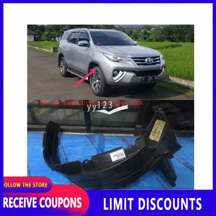 Toyota Fortuner Fender Liner/2015-Present/Front/Rear/Inner Panel/Splash ...