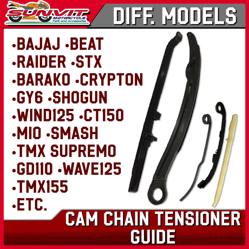 MOTORCYCLE CAM CHAIN TENSIONER GUIDE CT100 BEAT GD110 RAIDER STX WAVE ...