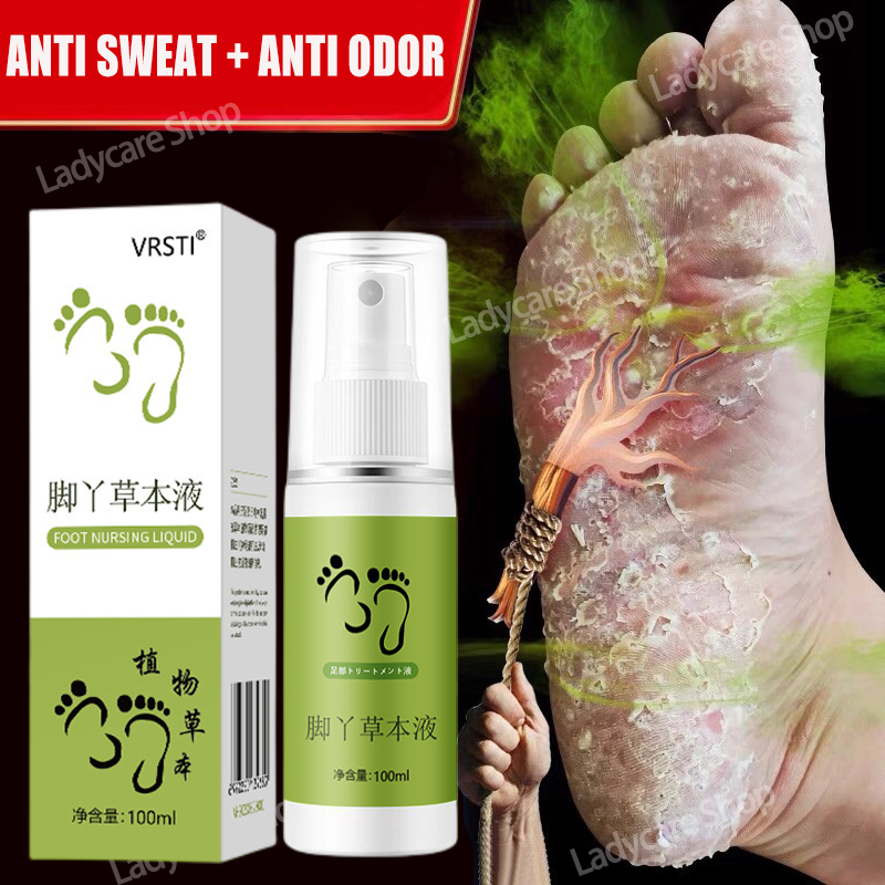 [ ANTI SWEAT + ANTI ODOR ] Foot Deodorant Spray Itchy Anti-Odor Anti ...