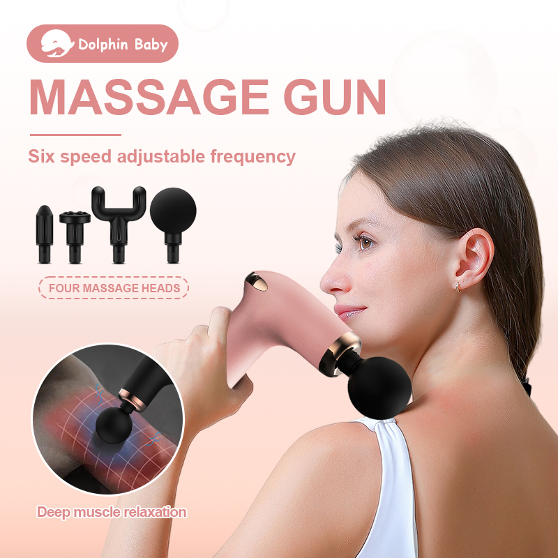 Dolphin Baby Massage Gun Muscle Relaxation Percussive High Frequency ...