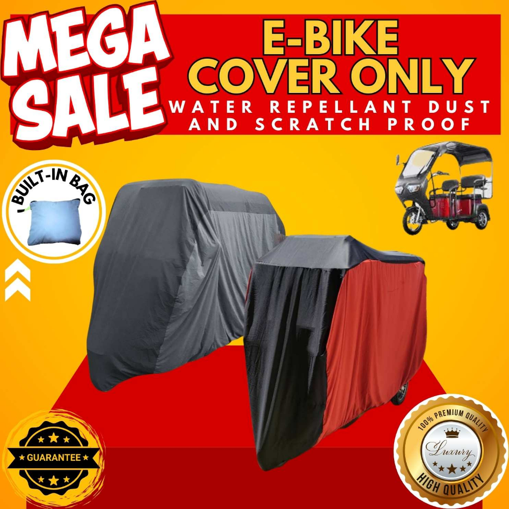 E BIKE COVER ONLY HIGH QUALITY WATER REPELLANT SCRATCH AND DUST PROOF | Shopee Philippines
