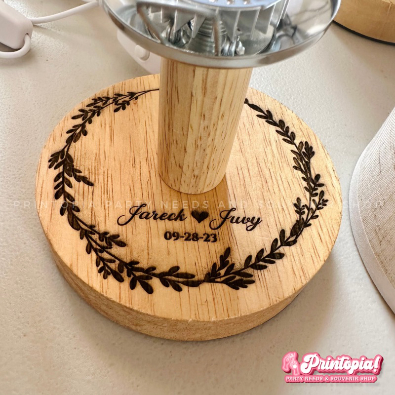 Personalized Aesthetic Lamp Night Lamp Laser Engraved | Shopee Philippines