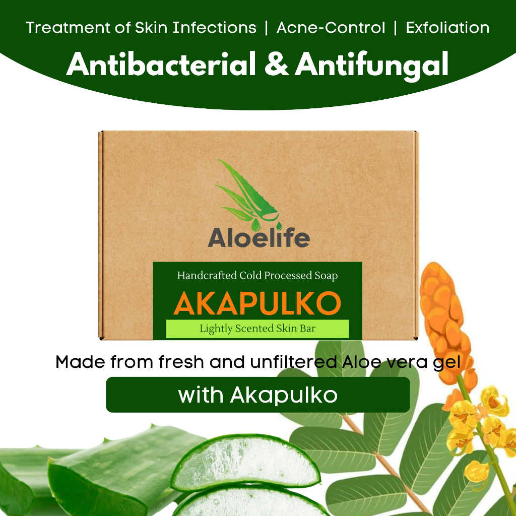 Aloelife Botanical Skin Bar - Akapulko with Aloe vera | Shopee Philippines