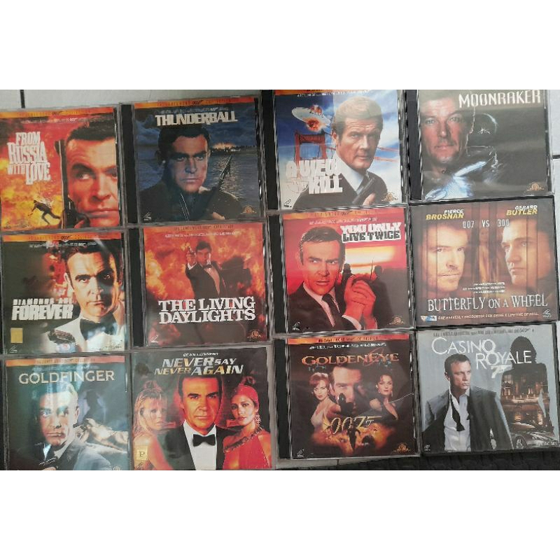 James Bond Classic Movie Collection ALL ORIGINAL CD Preloved UNNEW ...