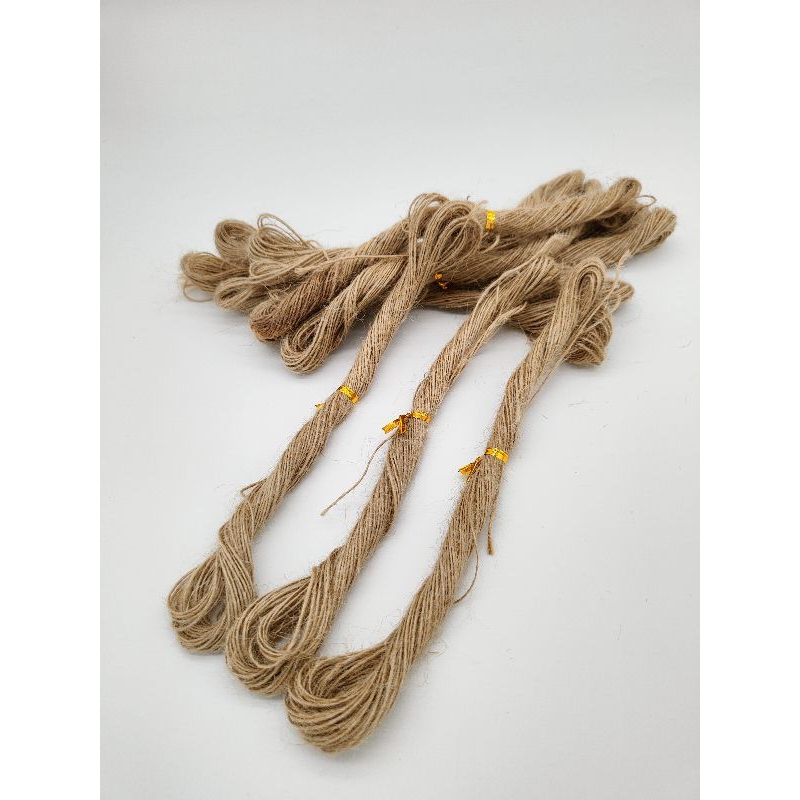 20m Jute Abaca String Twine Rope 1 Ply Craft String | Shopee Philippines