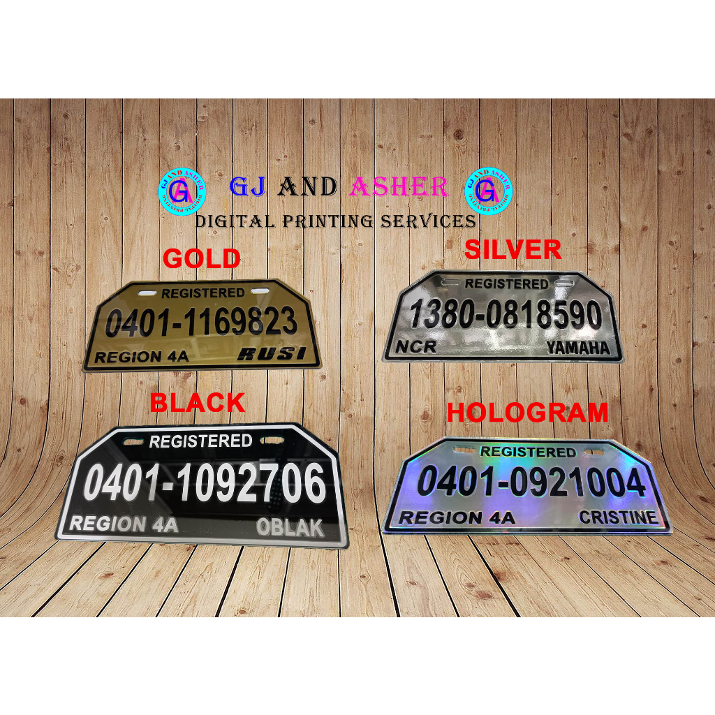 Temporary Motorcycle Plates (ACRYLIC 3MM) | Shopee Philippines