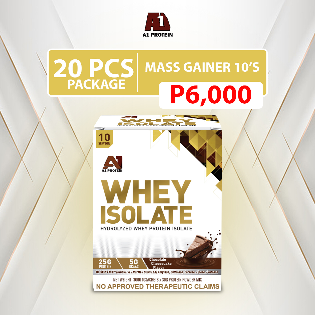 A1 Protein Hydrolyzed Whey Isolate BUNDLE 1 20BOXES 10SERVINGS | Shopee ...