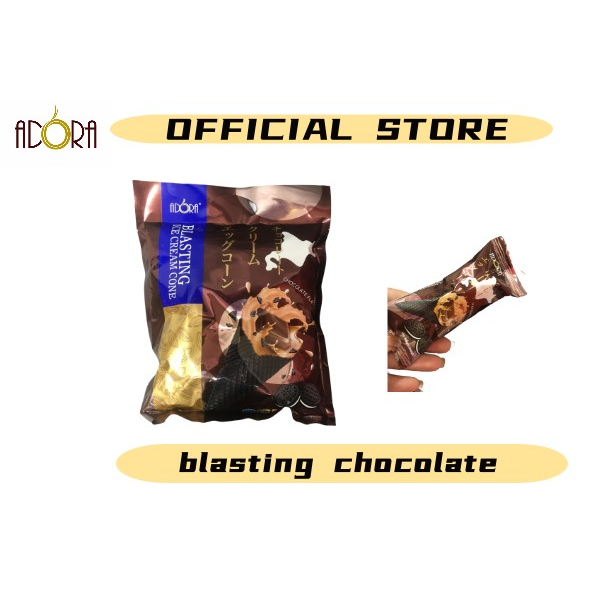 Adora Blasting Almond Chocolate cone23pcs | Shopee Philippines