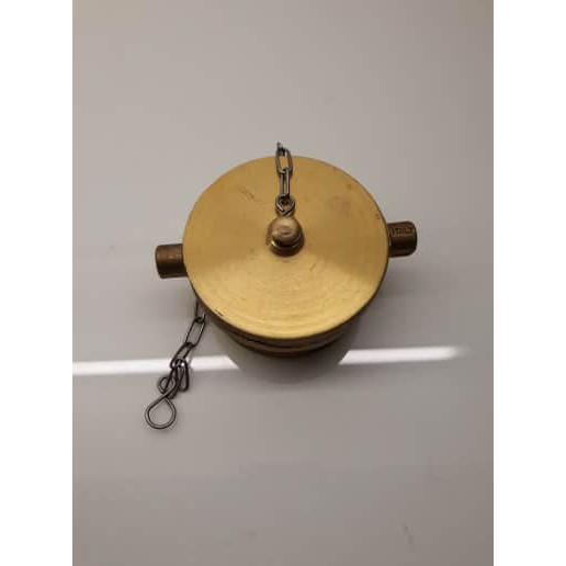 BRASS Plug and Chain 2 1/2 for Siamese Twin Replacement Fire Department ...