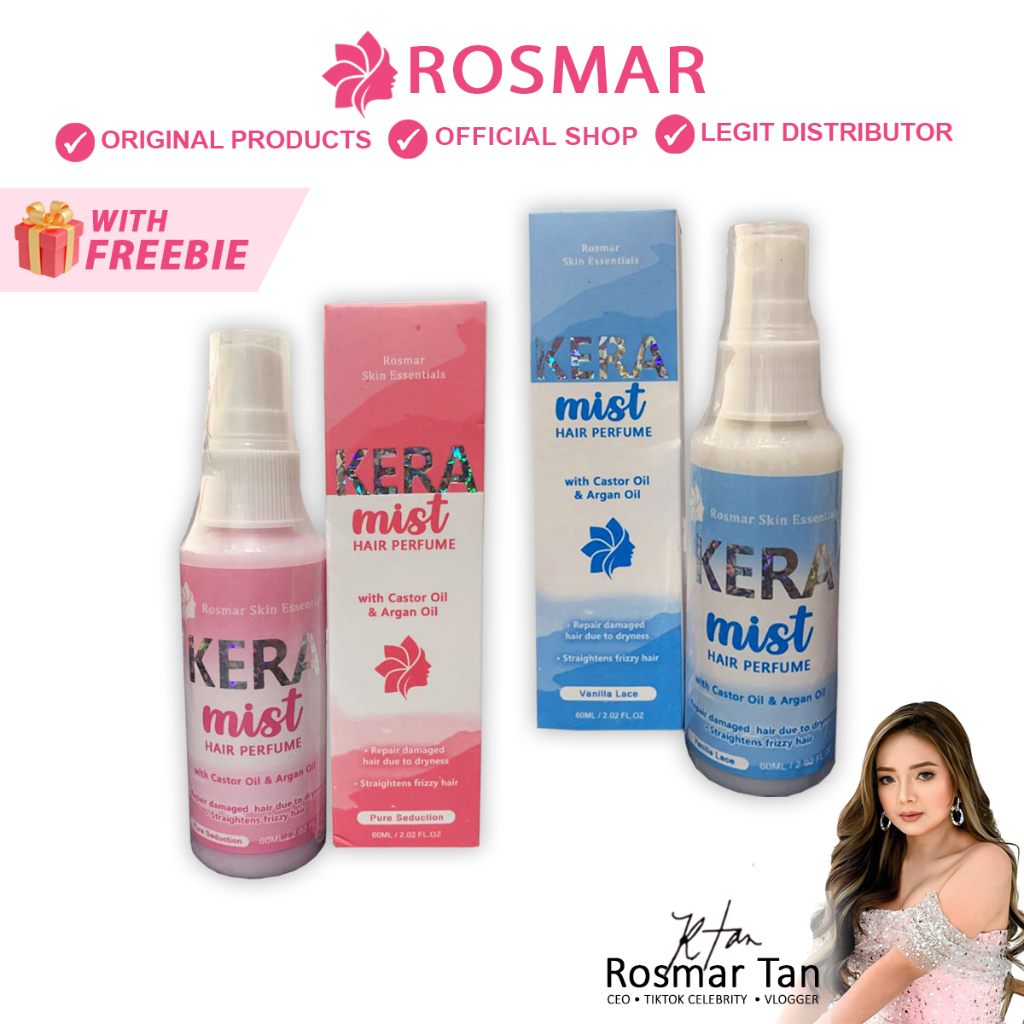 Original Rosmar KERAMIST Hair Perfume Spray 60ML for Frizzy and Damaged ...