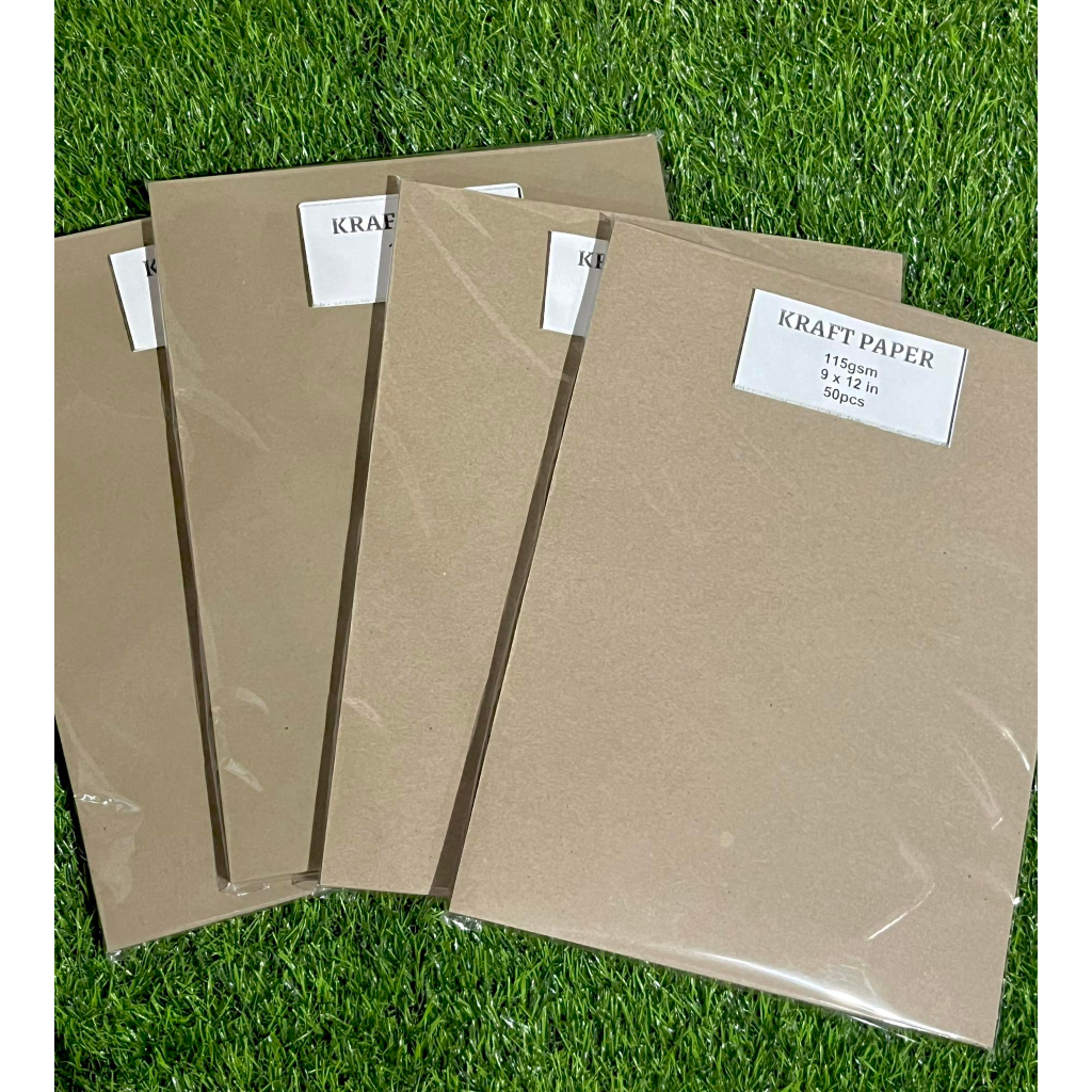 Kraft Paper 9x12 inches 115gsm 50pcs 100pcs Brown Paper Kraft Packaging ...