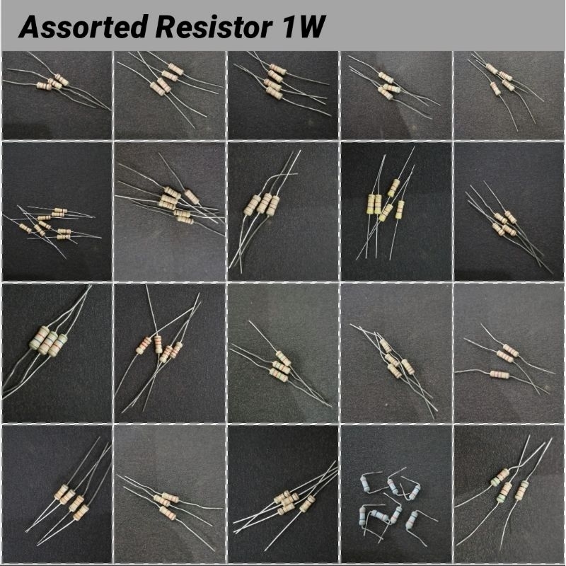ASSORTED RESISTOR 1W 1k and up | Shopee Philippines