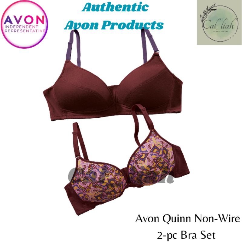 AVON QUINN Non-Wire 2-pc Bra Set | Shopee Philippines