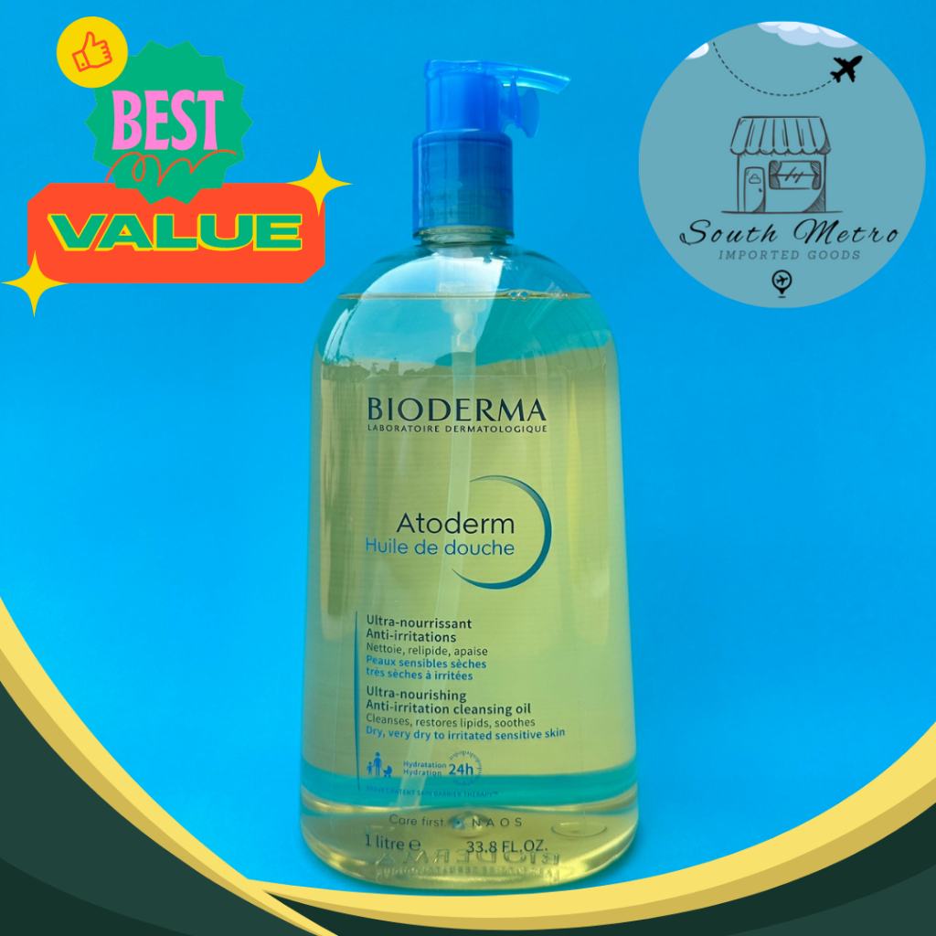Bioderma Atoderm Ultra Nourishing Shower Oil 1 Liter | Shopee Philippines