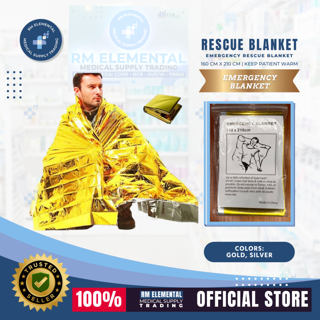EMERGENCY RESCUE BLANKET ( 160X210CM) | Shopee Philippines
