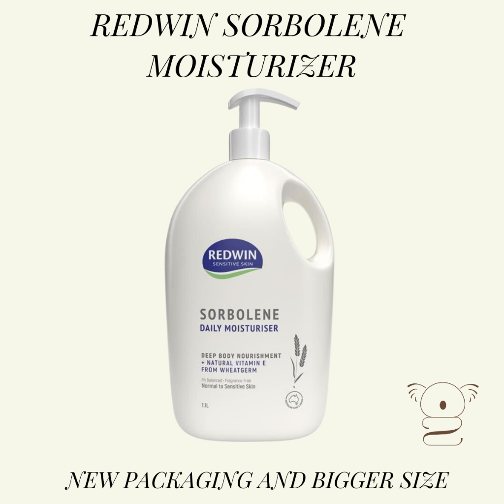 Redwin Sorbolene Body Moisturiser Lotion with Vitamin E Litre 1.1L ...