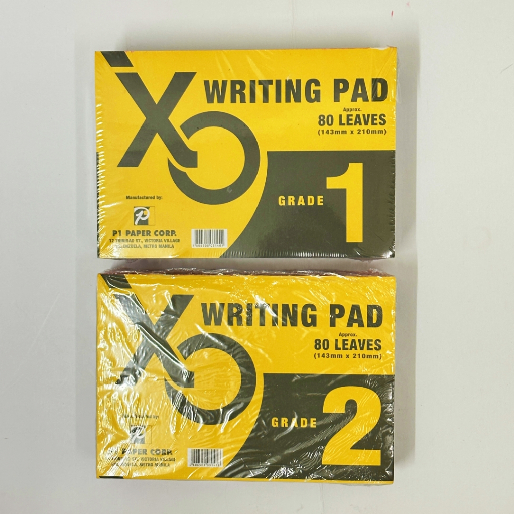 10PCS XO Writing pad Grade 1/ Grade 2/Intermediate 80 leaves | Shopee ...