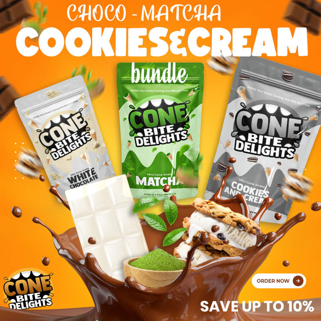 TRIO PACK # 3 | Cone Bite Delight Snacks| Chocolate Filled Wafer Mini ...