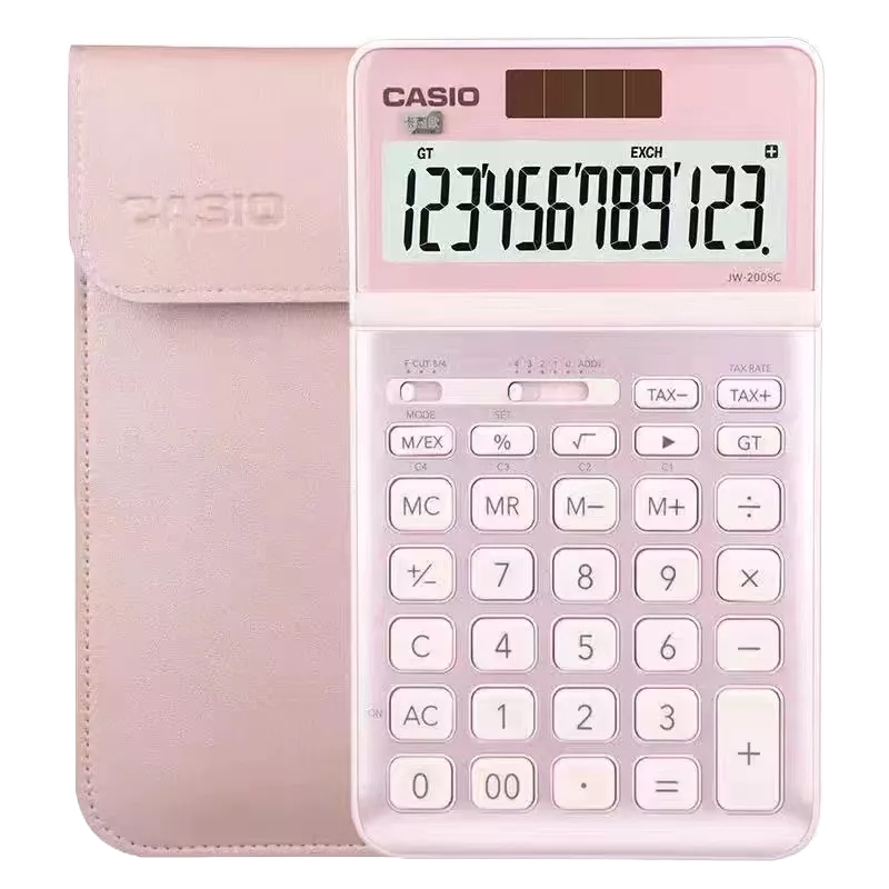 Original CASIO JW 200SC Calculator 12-Digit Junior High School Senior ...