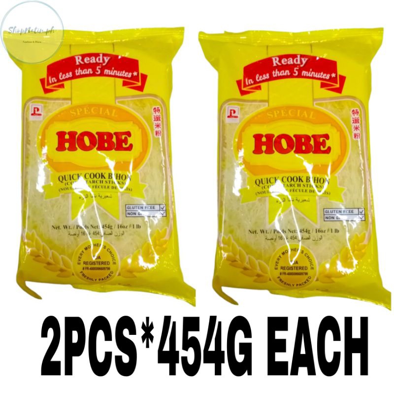 Hobe Quick Cook Bihon 2pcs*454g Each | Shopee Philippines