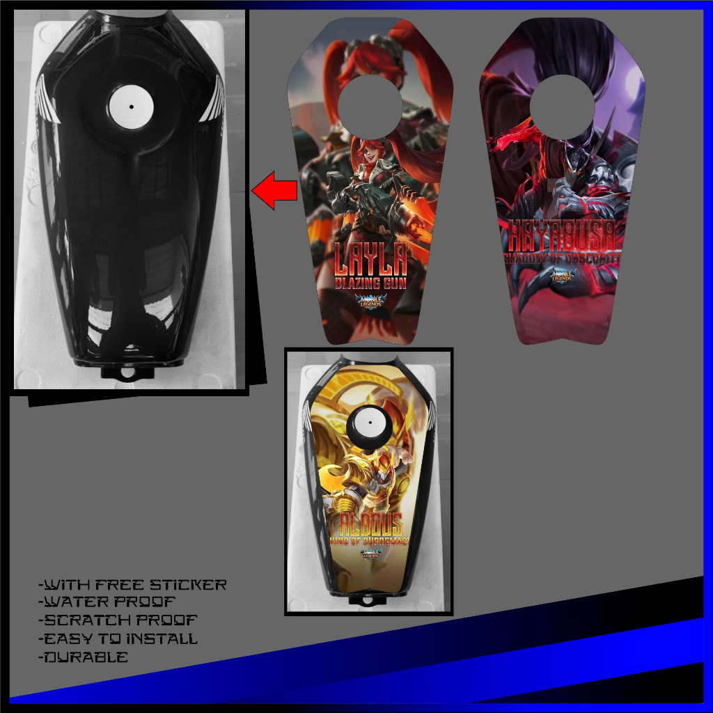 Top Gas tank sticker for 125 tmx, rusi, skygo, mitsukushi, motorstar ...